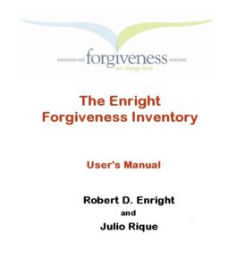 The Enright Forgiveness Inventory for Adults — International ...