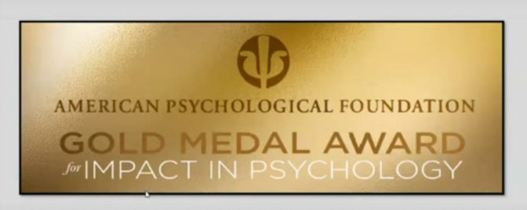 “Forgiveness Pioneer” Wins Inaugural Gold Medal Award for Impact in Psychology | International ...